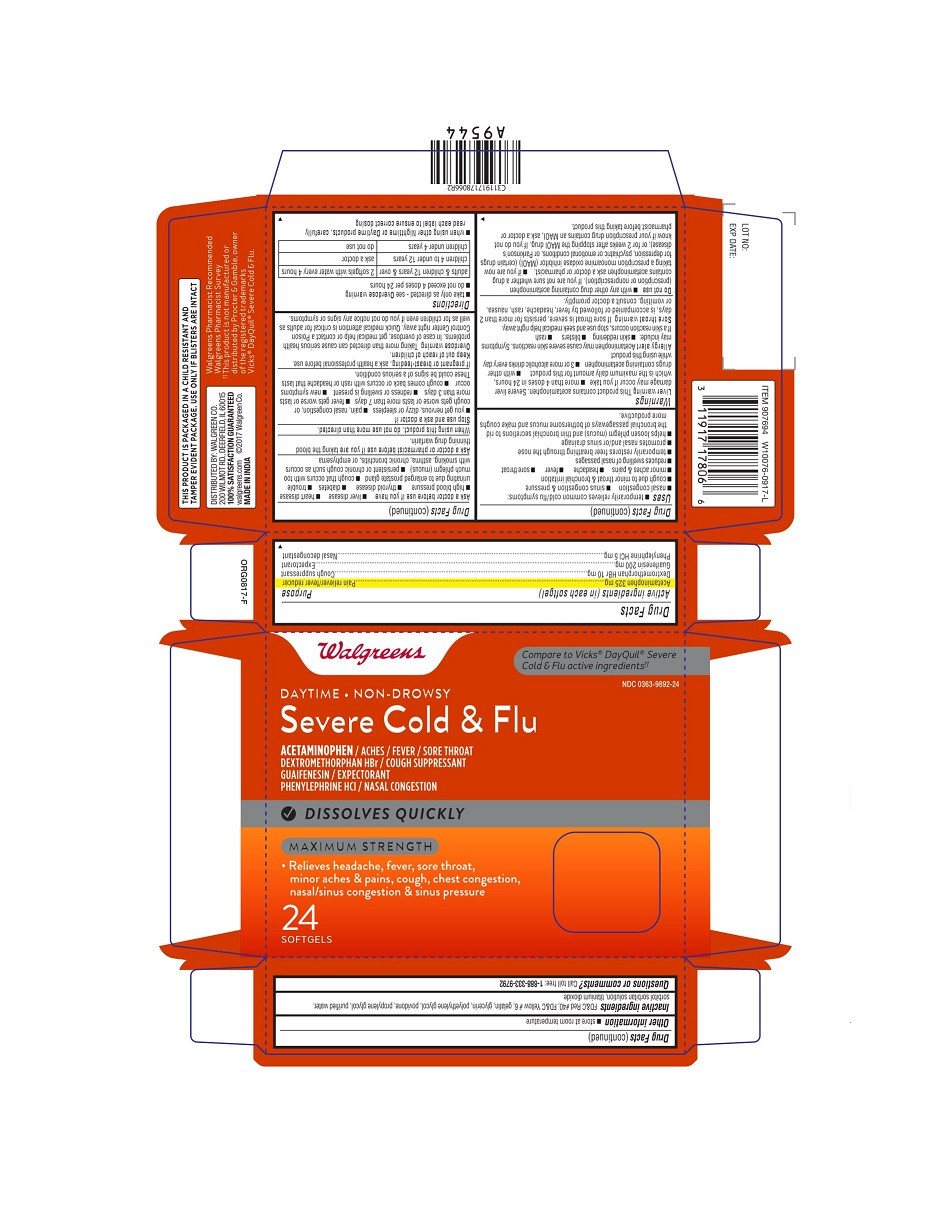 Cold And Flu Daytime Maximum Strength Non-Drowsy Severe (Acetaminophen ...