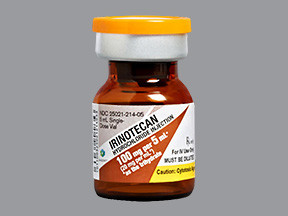 Irinotecan Hcl 100 Mg/5 Ml Vl - Pale Yellow Vial Sagent Pharmace ...