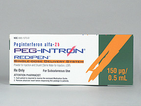 Pegintron Redipen 150 Mcg - Colorless Pen Injector Kit Merck Sharp & D ...